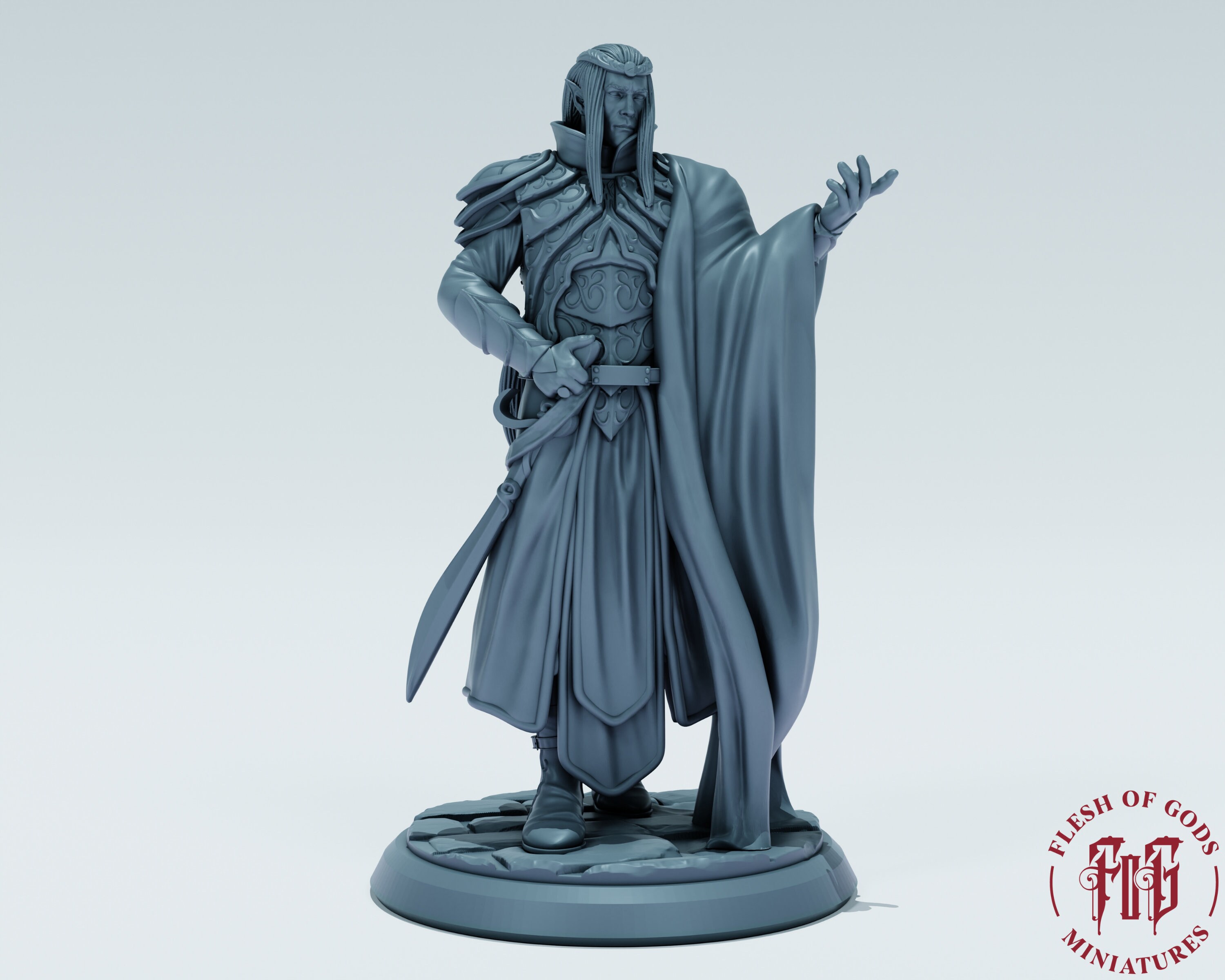 High Elf Flesh of Gods Knight Paladin or Wizard for D&D - Etsy Canada