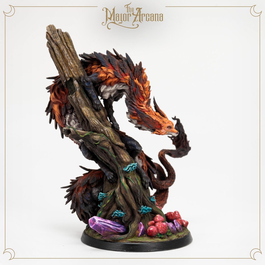 Illwyn, the Fox | Fey Fox | 3D Printed Miniature for D&D and Other ...