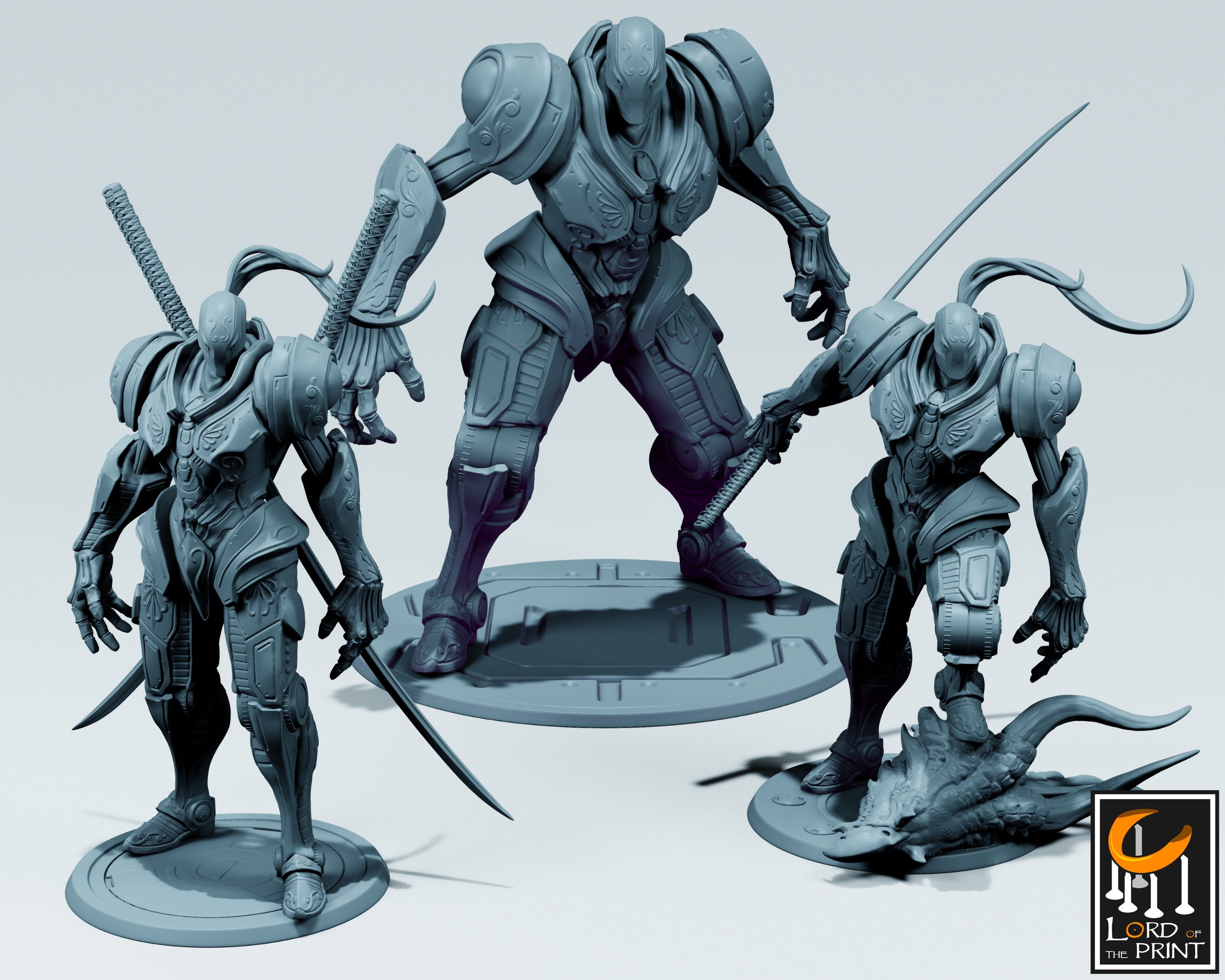 Toys Toys & Games Role Playing Miniatures Dragon killer construct DnD ...