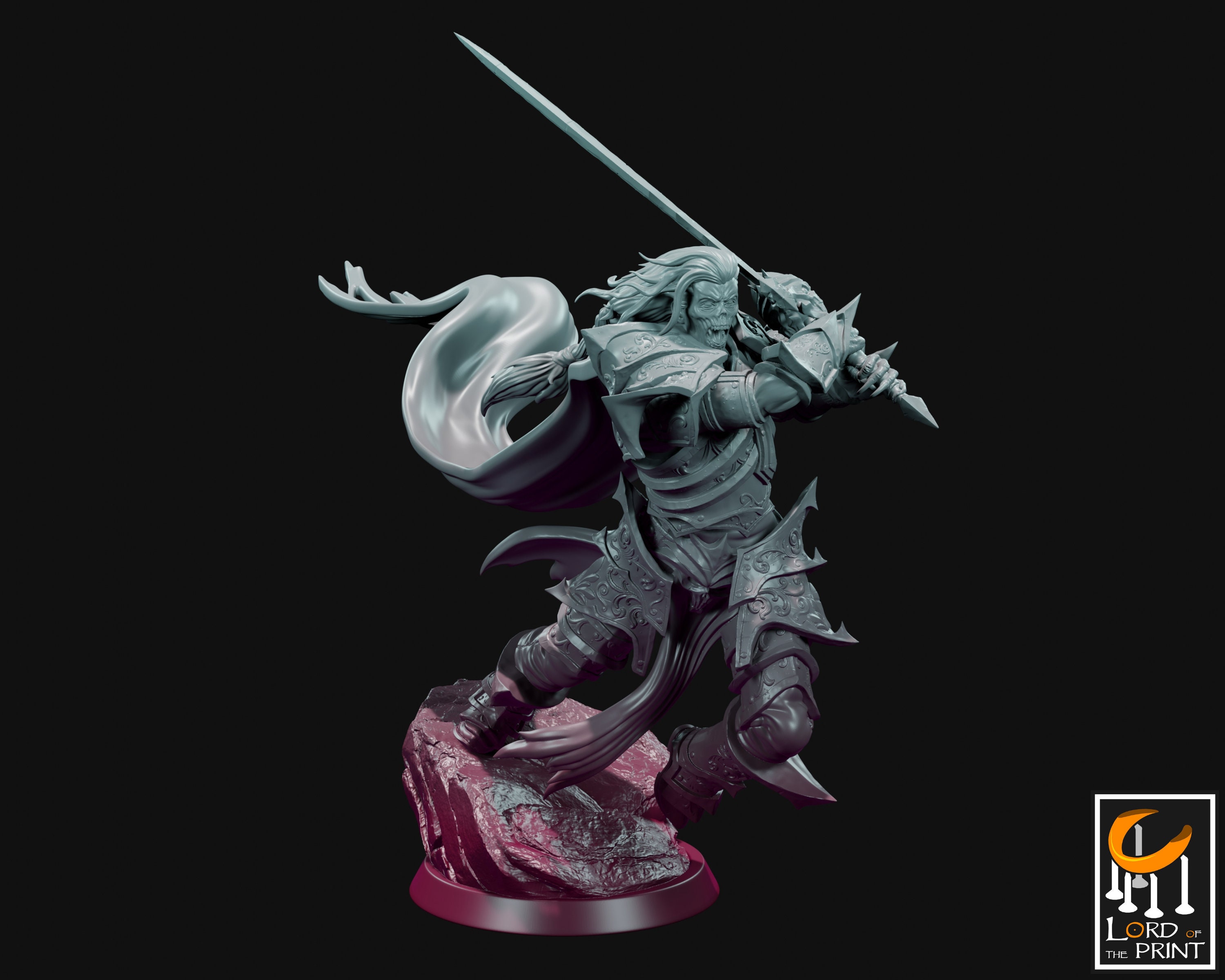 Wight With Sword Miniature for D&D Pathfinder RPG and - Etsy