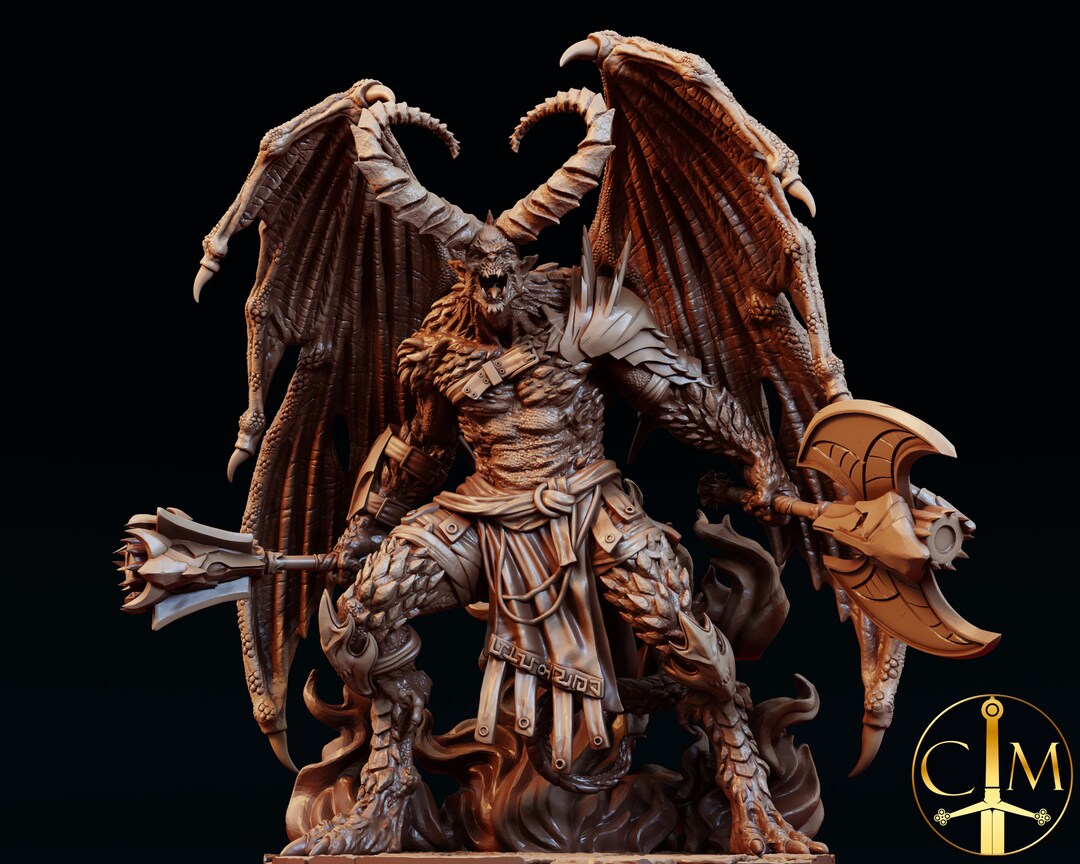 Pit Fiend Claymore Miniatures Pit Fiend Devil Balor Für - Etsy Australia