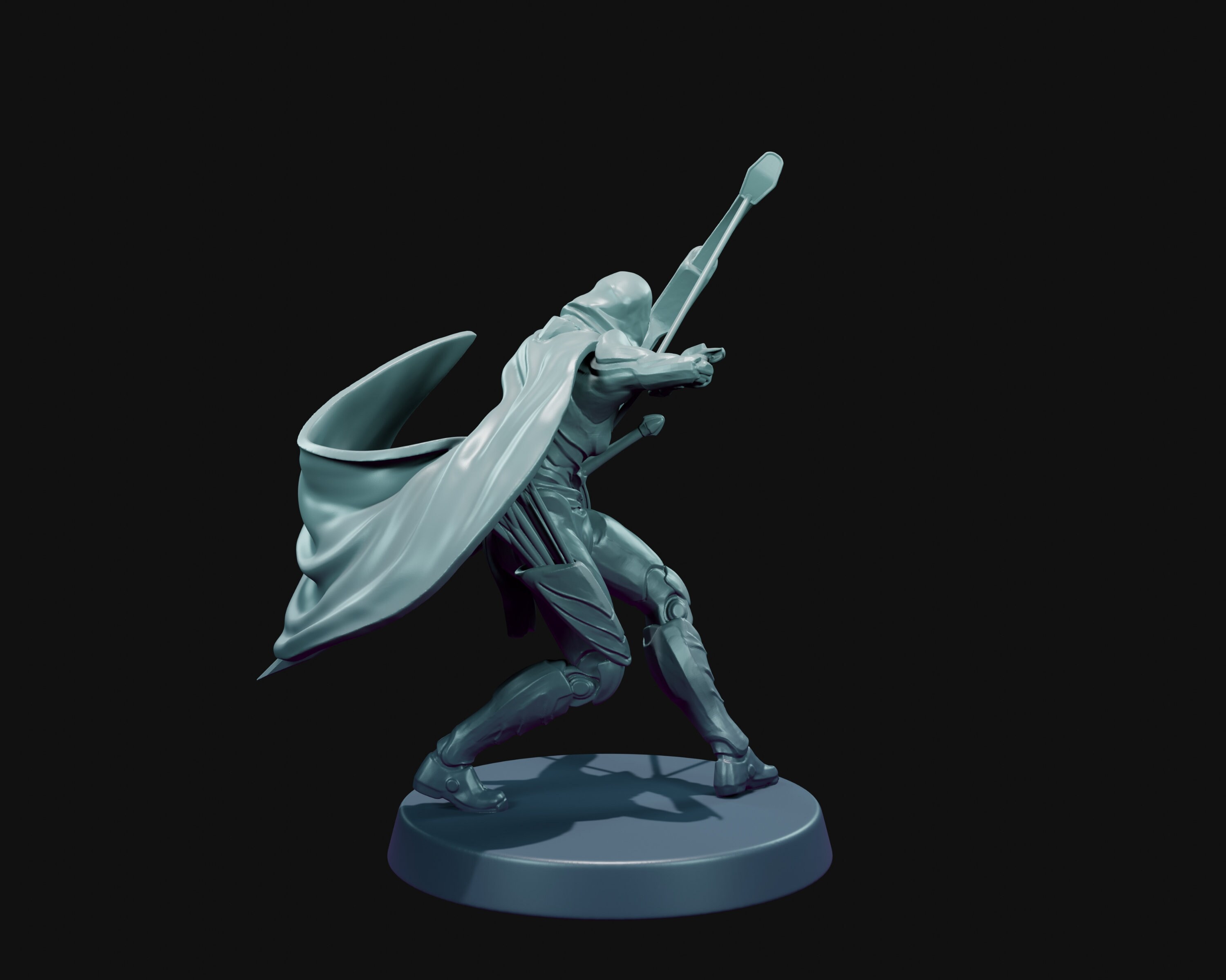 Warforged Assassin Pose 4 Miniature for D&D Pathfinder | Etsy