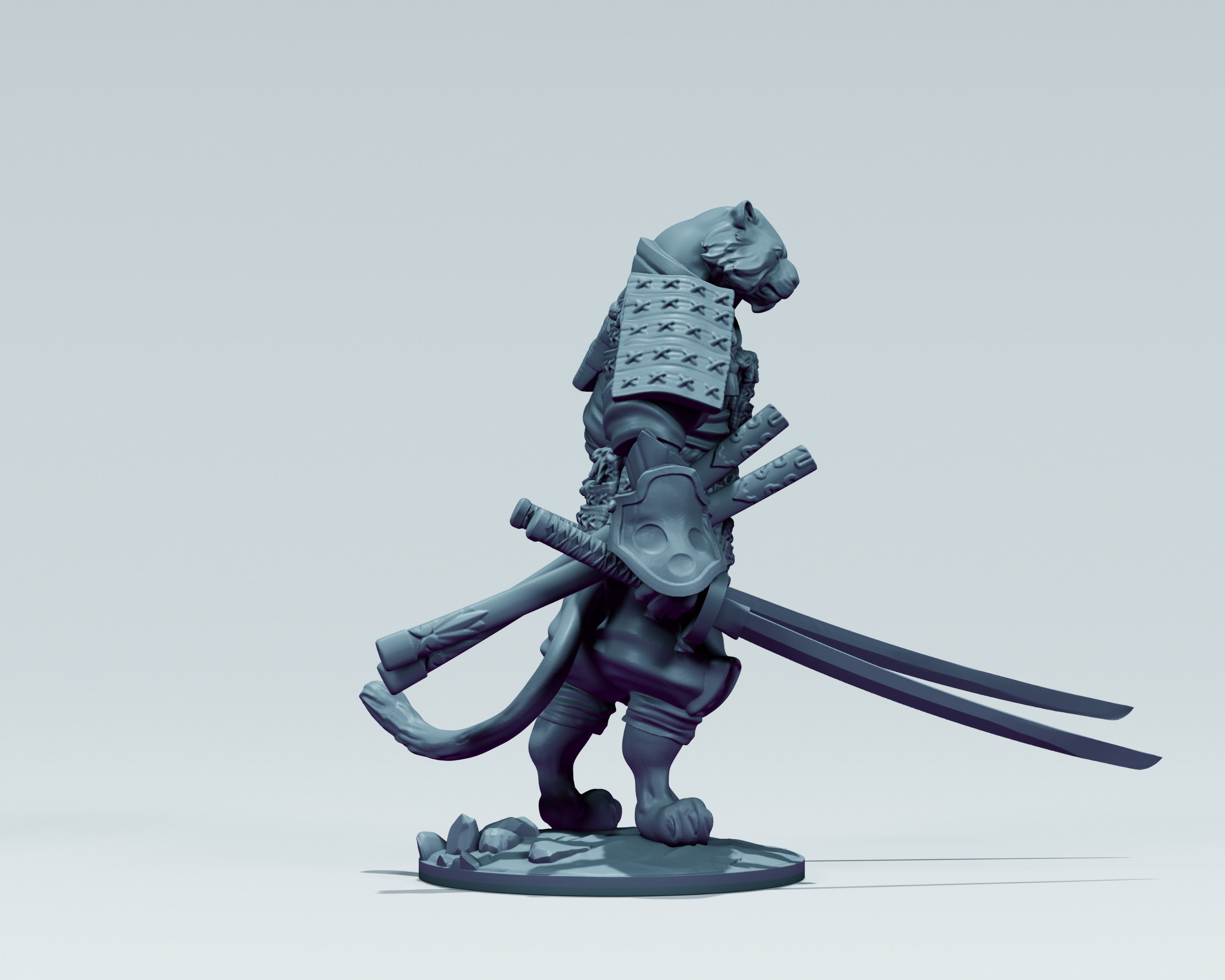 Tabaxi Samurai the Dragon Trappers Lodge Rogue Knight - Etsy