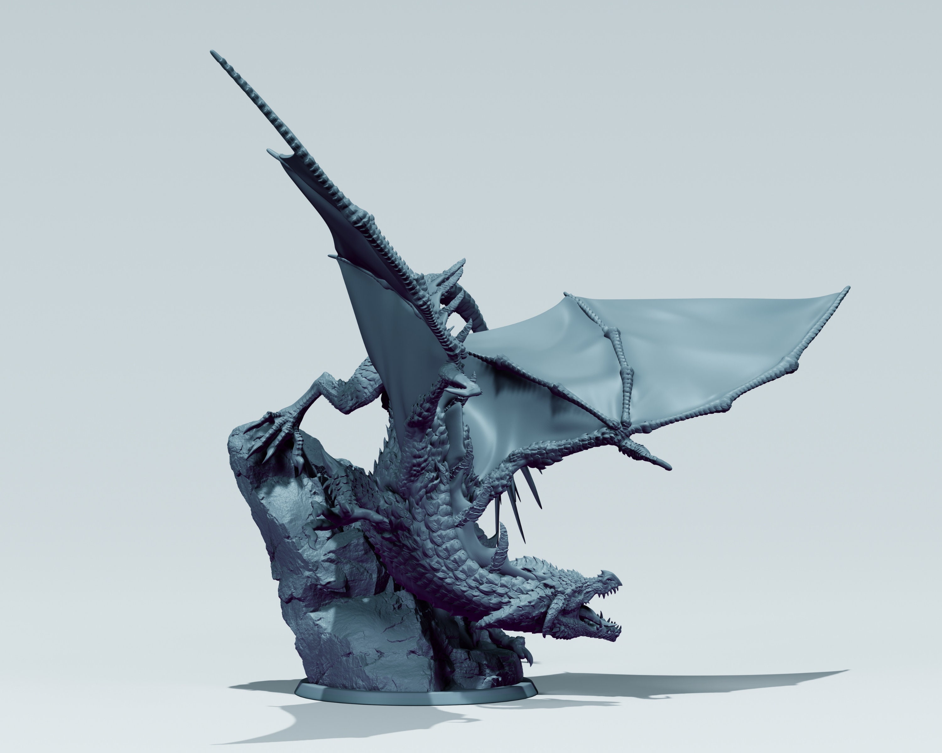 Skyrim Dragon Front View