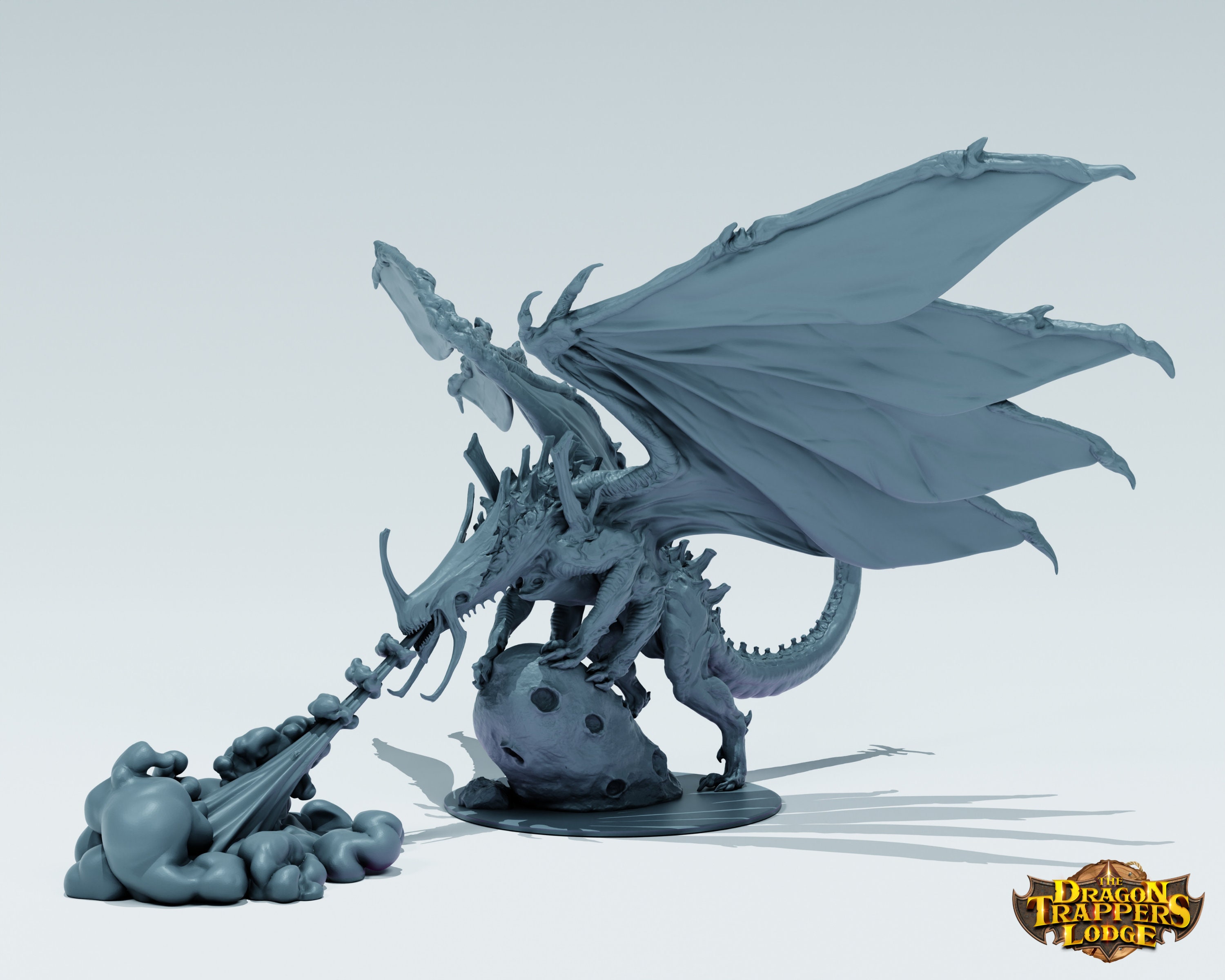 Outworld Queen Brood Dragon Epic | Skull Hunters | 32mm Scale 3D ...