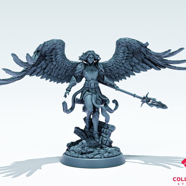 Aasimar Warlock Miniature - Etsy