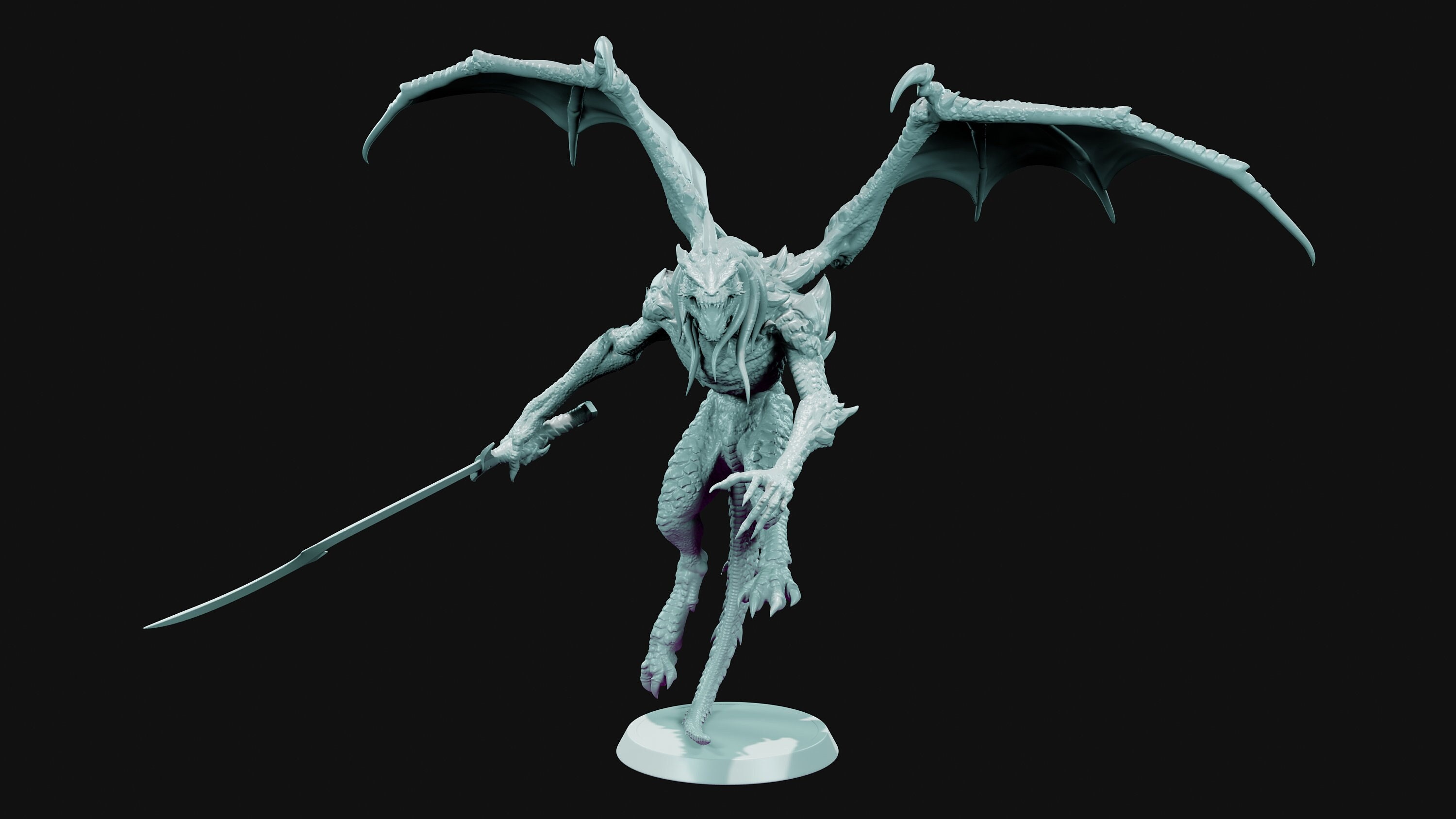 WEIßER ABISHAI Miniatur für Dungeons & Dragons Pathfinder | Etsy