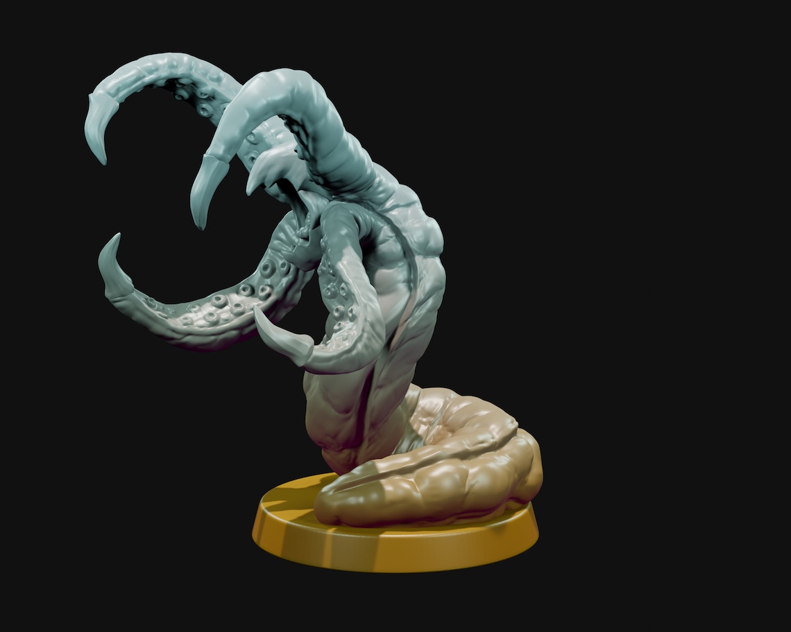 Grick Miniature Miniature for D&D Pathfinder RPG and - Etsy UK