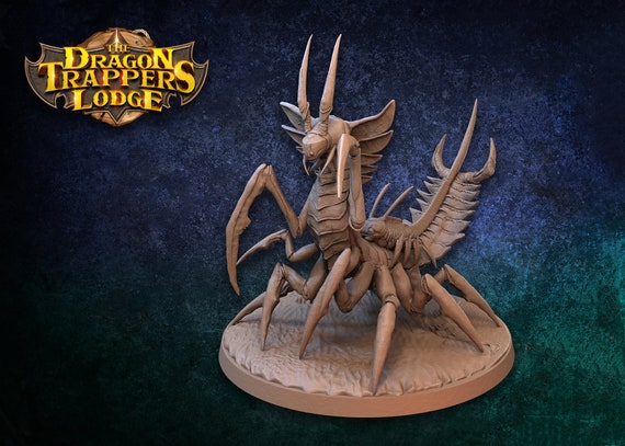 Centipede Kaiju Miniature for D&D Pathfinder RPG and - Etsy UK