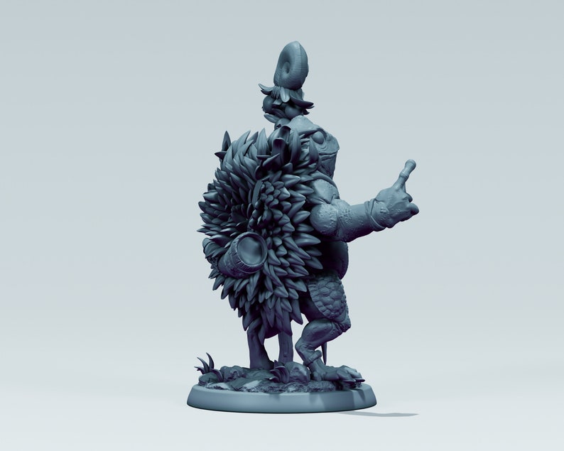 Bullywug Druid Miniature for Dungeons & Dragons Pathfinder | Etsy