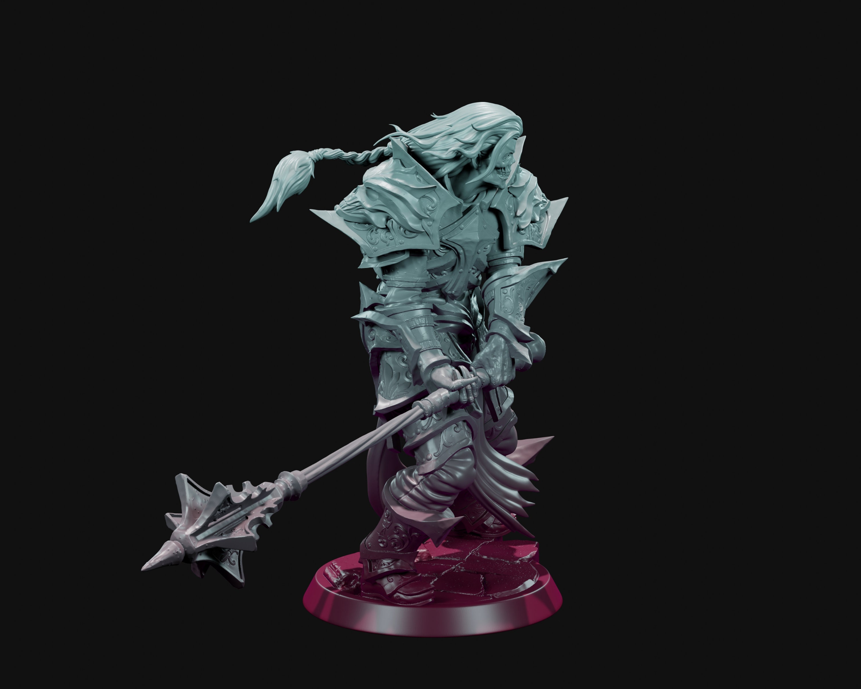 Wight With Mace Miniature for D&D Pathfinder RPG and - Etsy