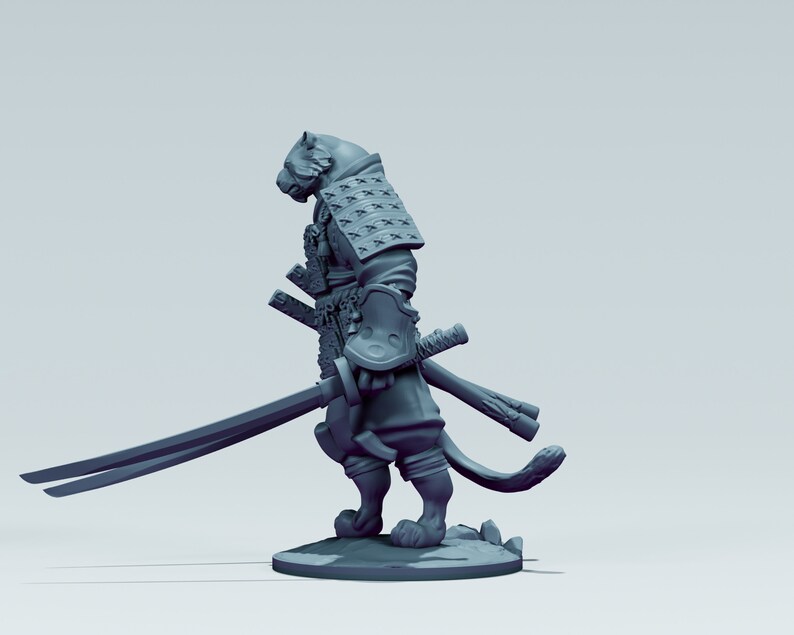 Tabaxi Samurai the Dragon Trappers Lodge Rogue Knight - Etsy