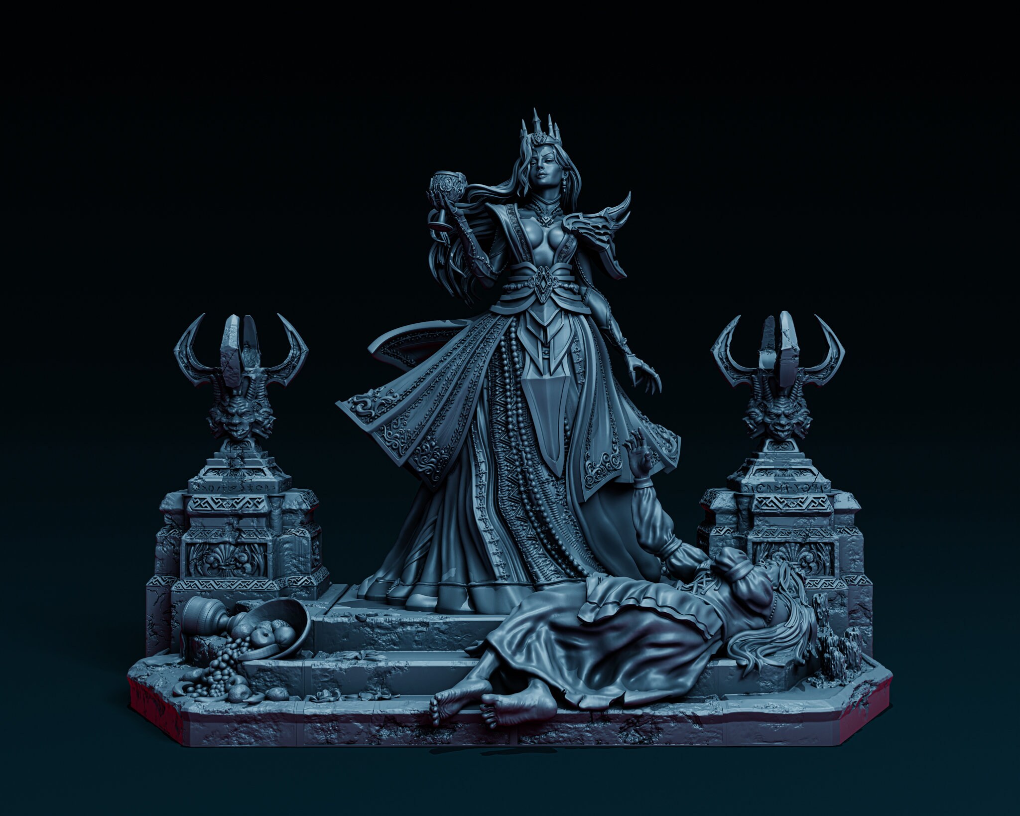 Vampire Queen Nerikson Vampire Strahd Warlock Wizard - Etsy UK