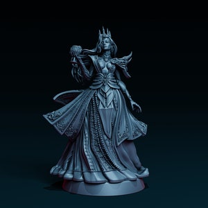 Vampire Queen – Sovereign of Darkness | 3d-printed Miniature for D&D ...