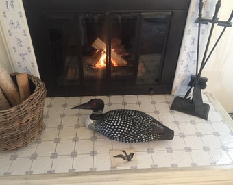 Kadian Crafts Canada Hand Carved Wood Loon - Etsy