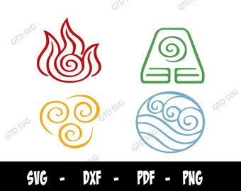 Last Airbender Svg - Etsy