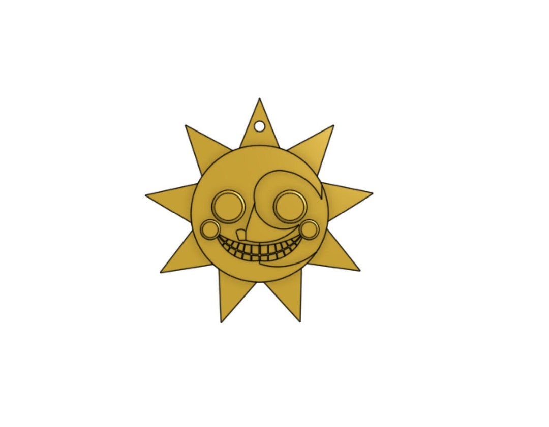 Sun Charm STL File Download - Etsy