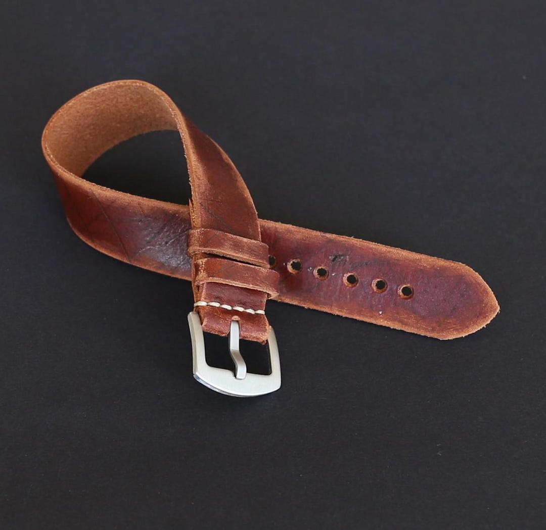 Unique Leather Watch Strap, Distressed Watch Band 18mm 20mm 22mm 24mm ...