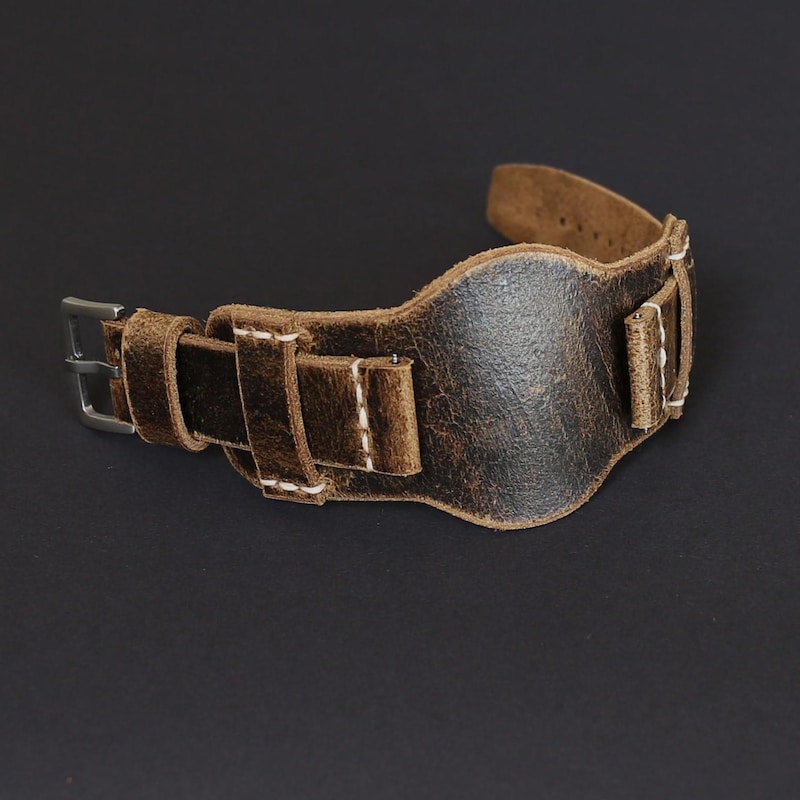 Leather Cuff Watch - Etsy
