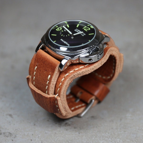 Leather Cuff Watch - Etsy