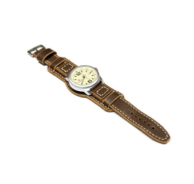 Horween Leather Watch Strap Handmade Watch Strap Leather Band | Etsy