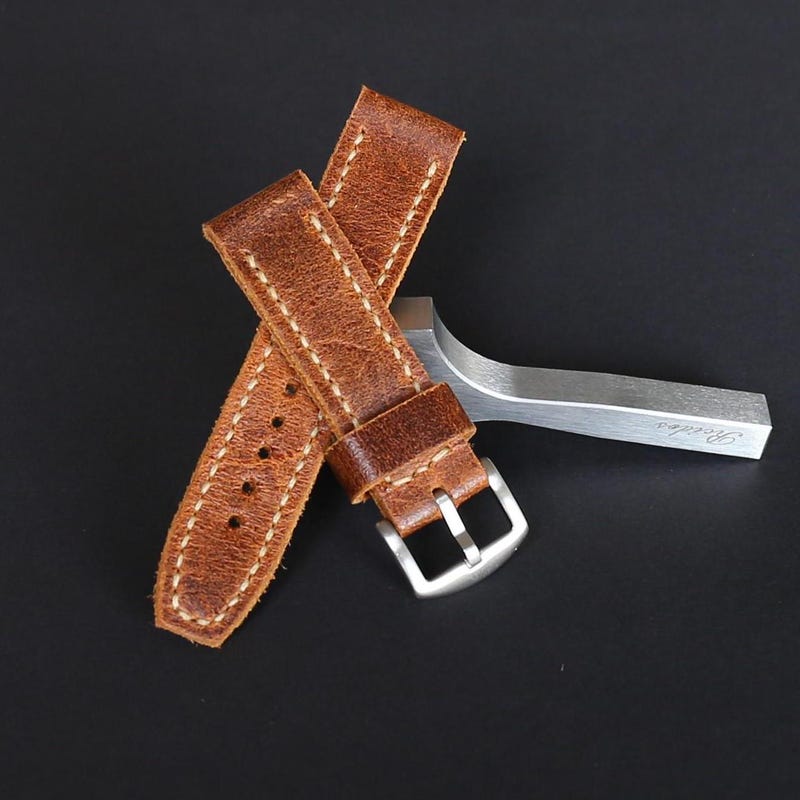 Leather Watch Band - Etsy
