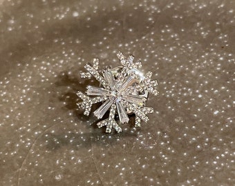 Snowflake Brooch Pin | Etsy