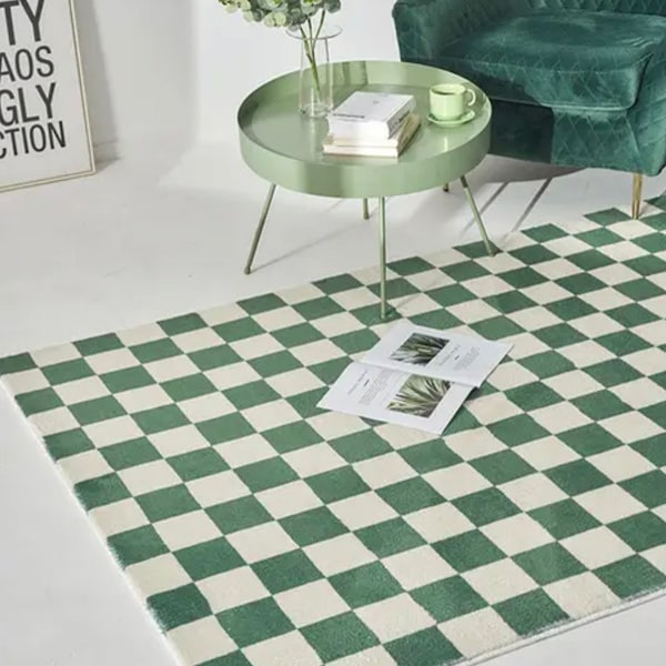 Checkered Rug - Etsy