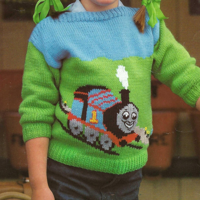 Train Boy Sweater - Etsy UK