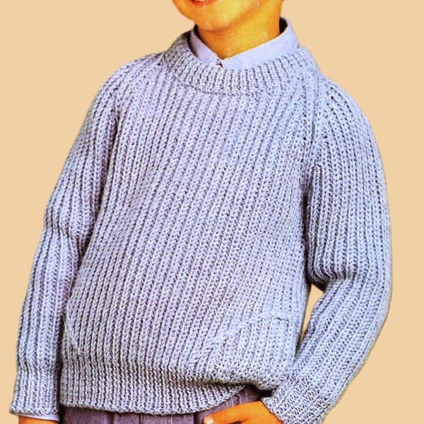 Boys Sweater Pattern - Etsy