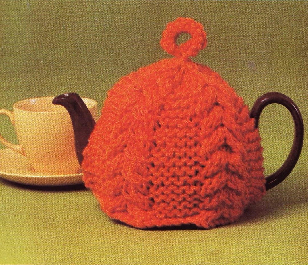 Easy Knit Cable Tea Cosy 4 Cup Teapot Cover Tea Cosy PDF Knitting ...