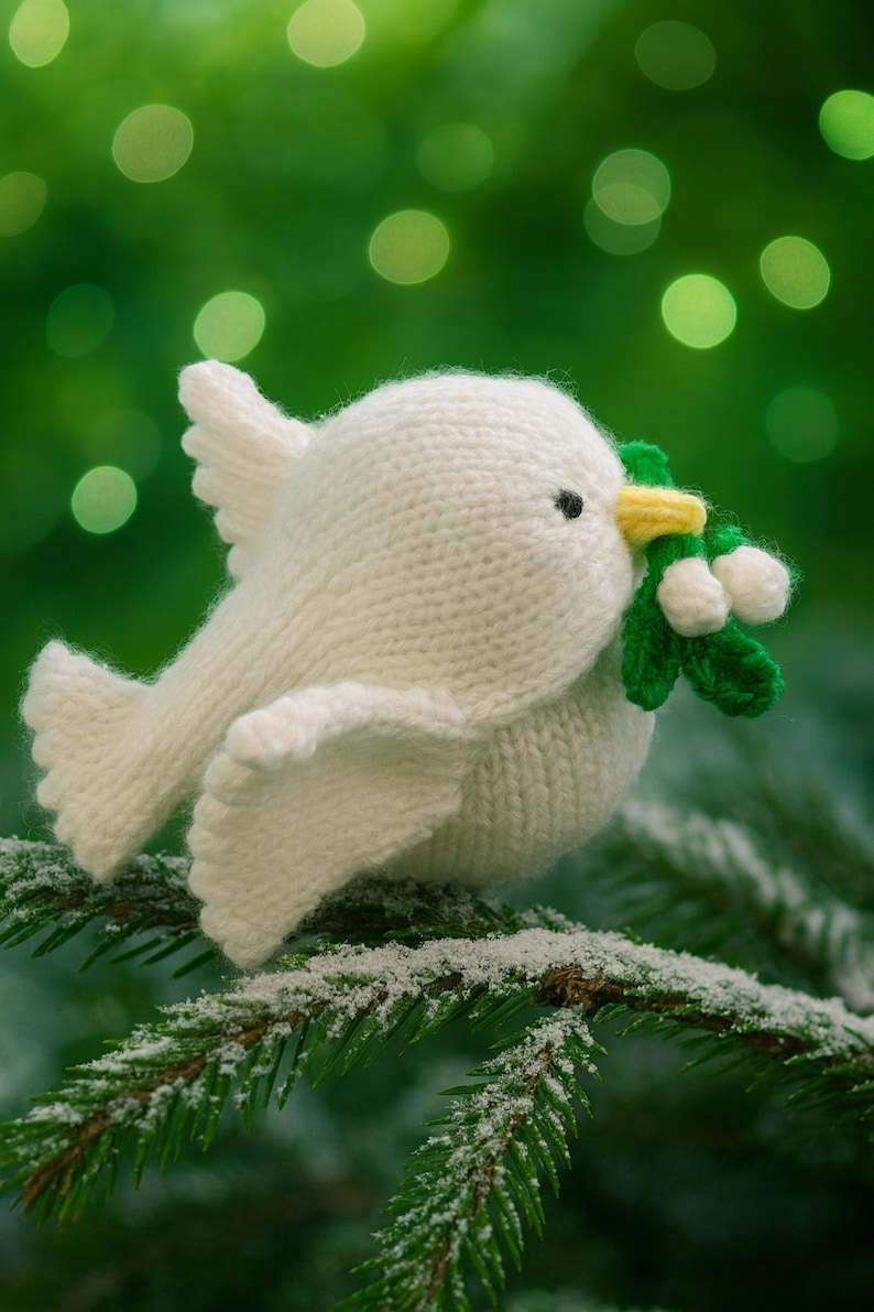 Turtle Dove & Mistletoe Chocolate Orange Cover Christmas PDF Knitting ...