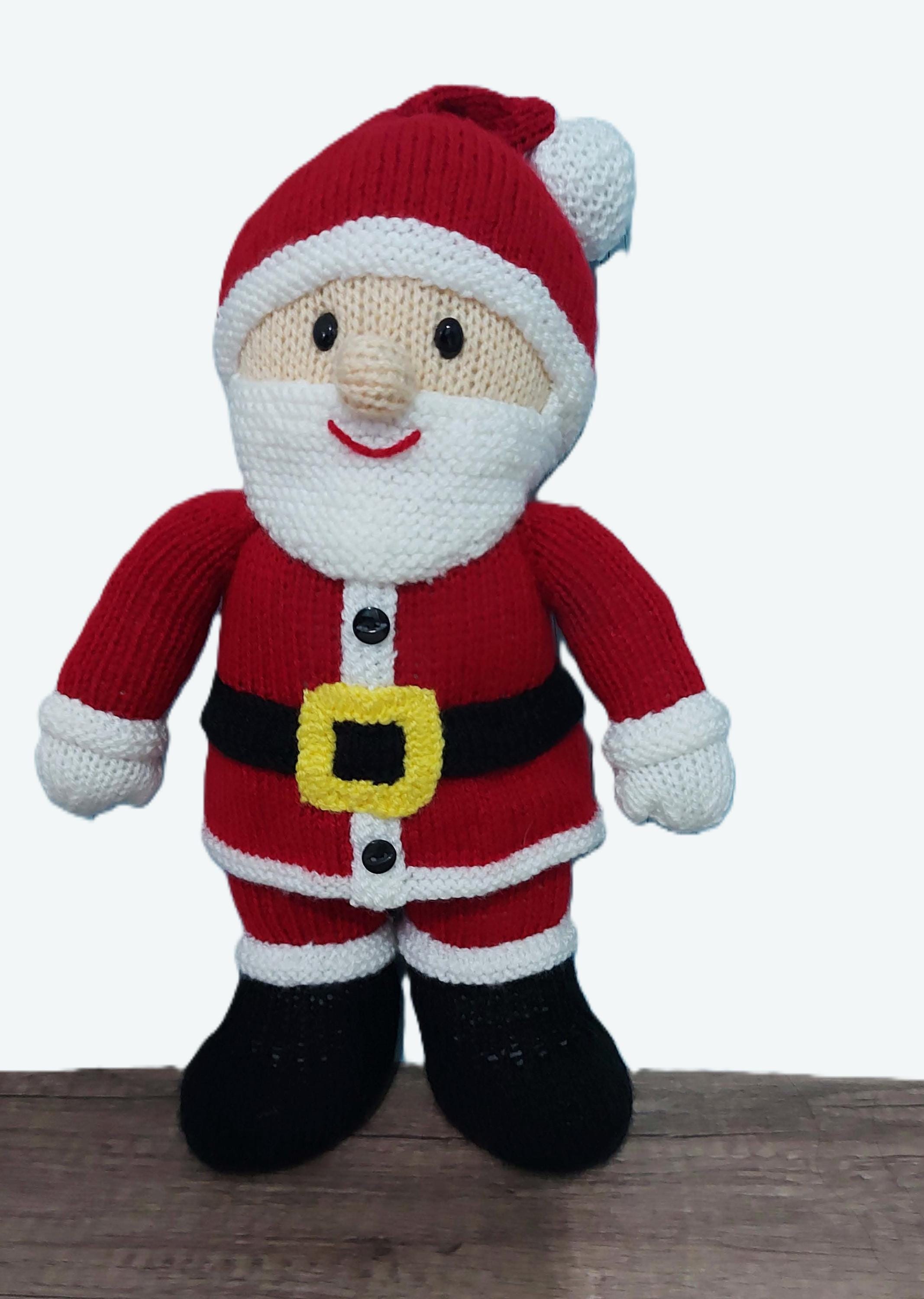 Santa Toy PDF Knitting Pattern Father Christmas Decoration Festive ...