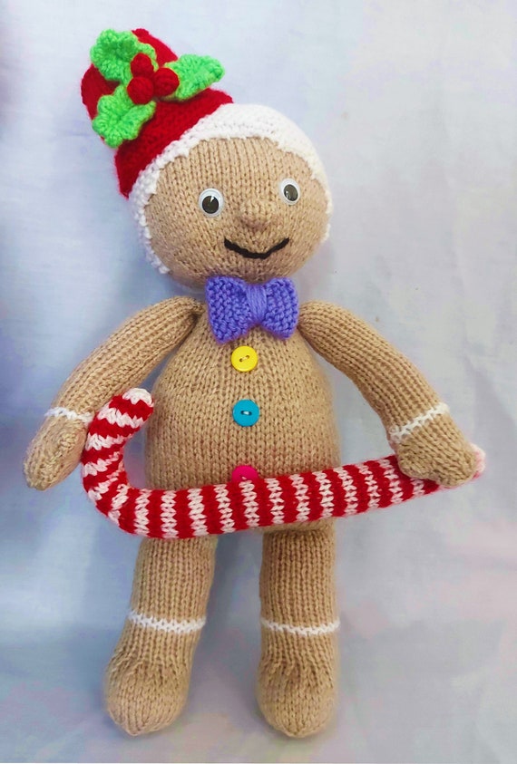 Gingerbread Man Knit Hat
