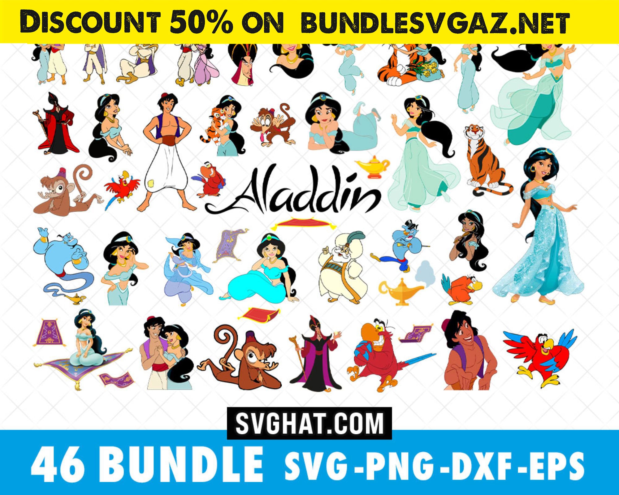 Aladdin Svg Aladdin and Princess Svg Aladdin Svg Layered | Etsy UK