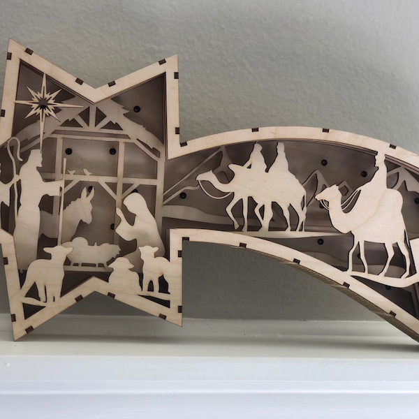 Nativity Star - Etsy