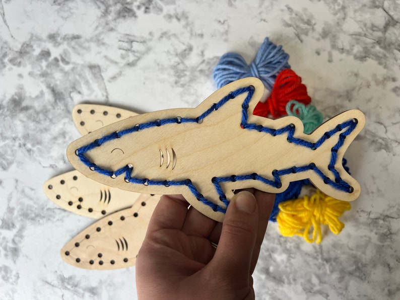 Sea Creatures Kids Yarn Sewing Kit - Etsy