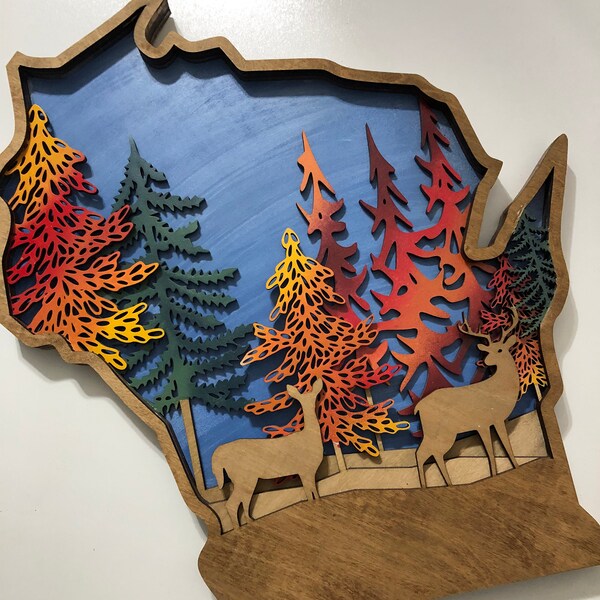 Wisconsin Home Sign - Etsy