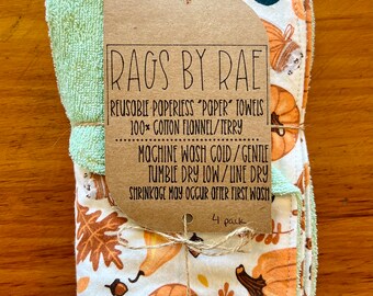 Reusable Rags Paperless Paper Towels - Etsy