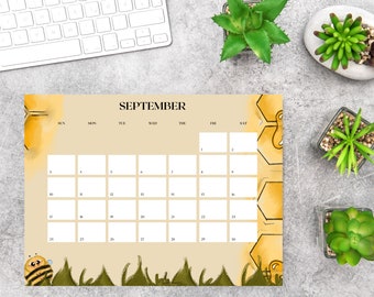 Bumble Bee Calendar - Etsy