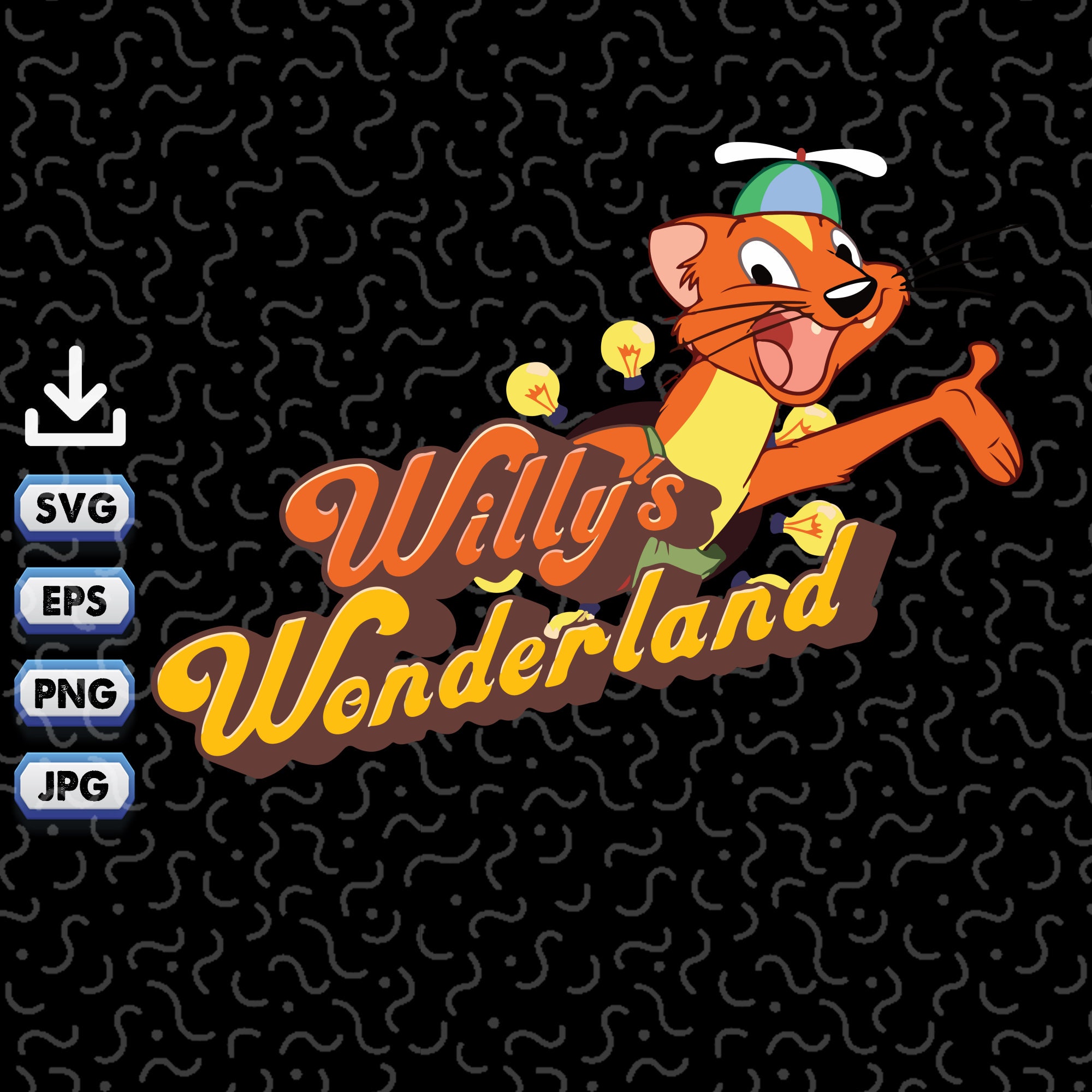 Funny Willy Wonderlands Baby Girl SVG includes Svg Png | Etsy