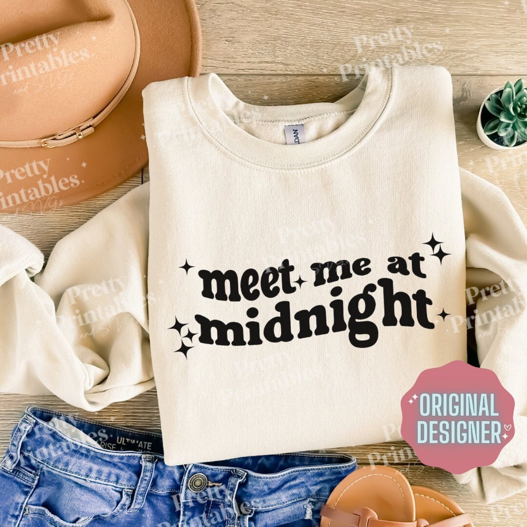 Meet Me at Midnight Taylor Swiftie Merch Swiftie Png New Years Svg Eras ...