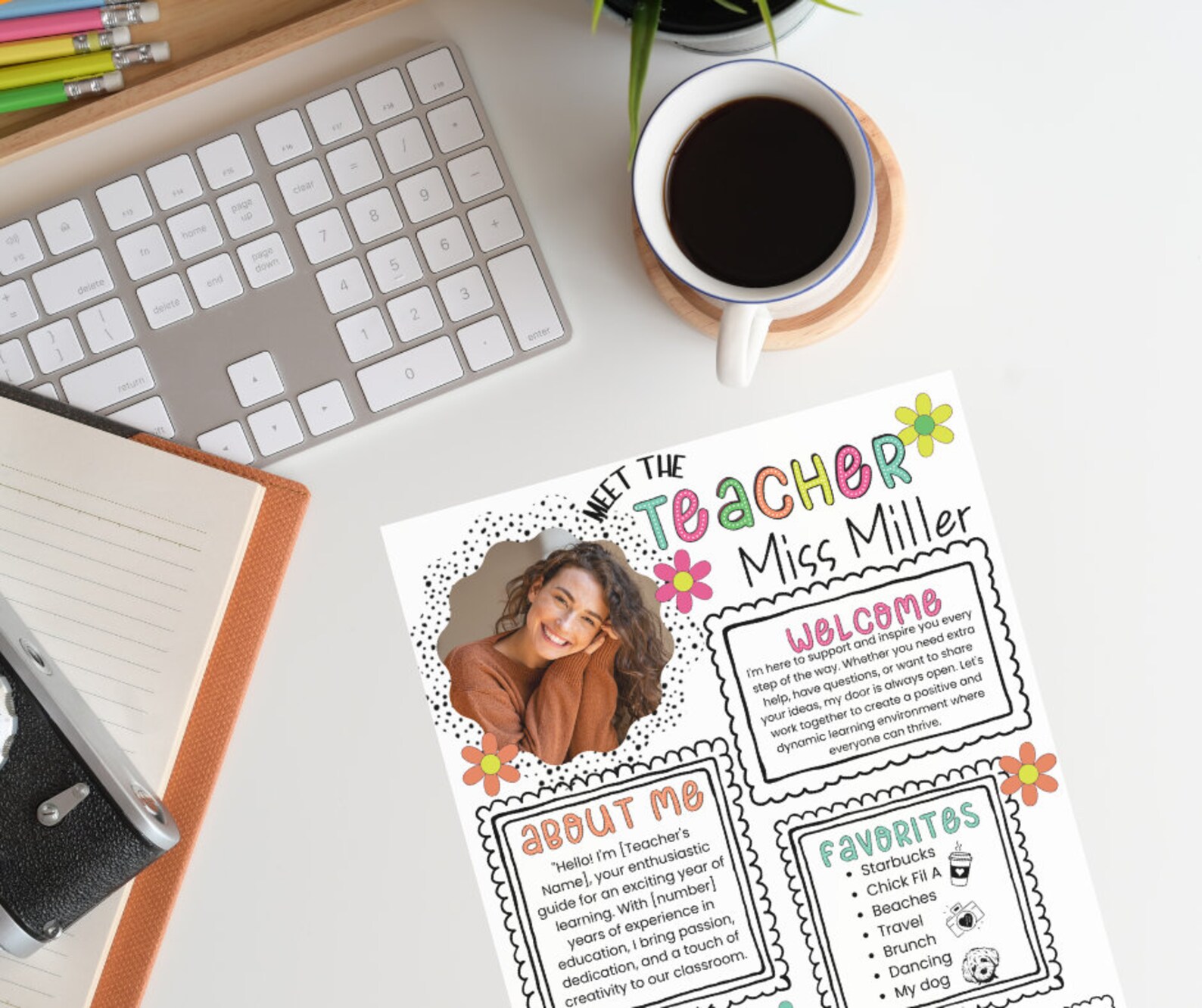 Meet the Teacher Template: Customizable Back to School Newsletter (PDF ...