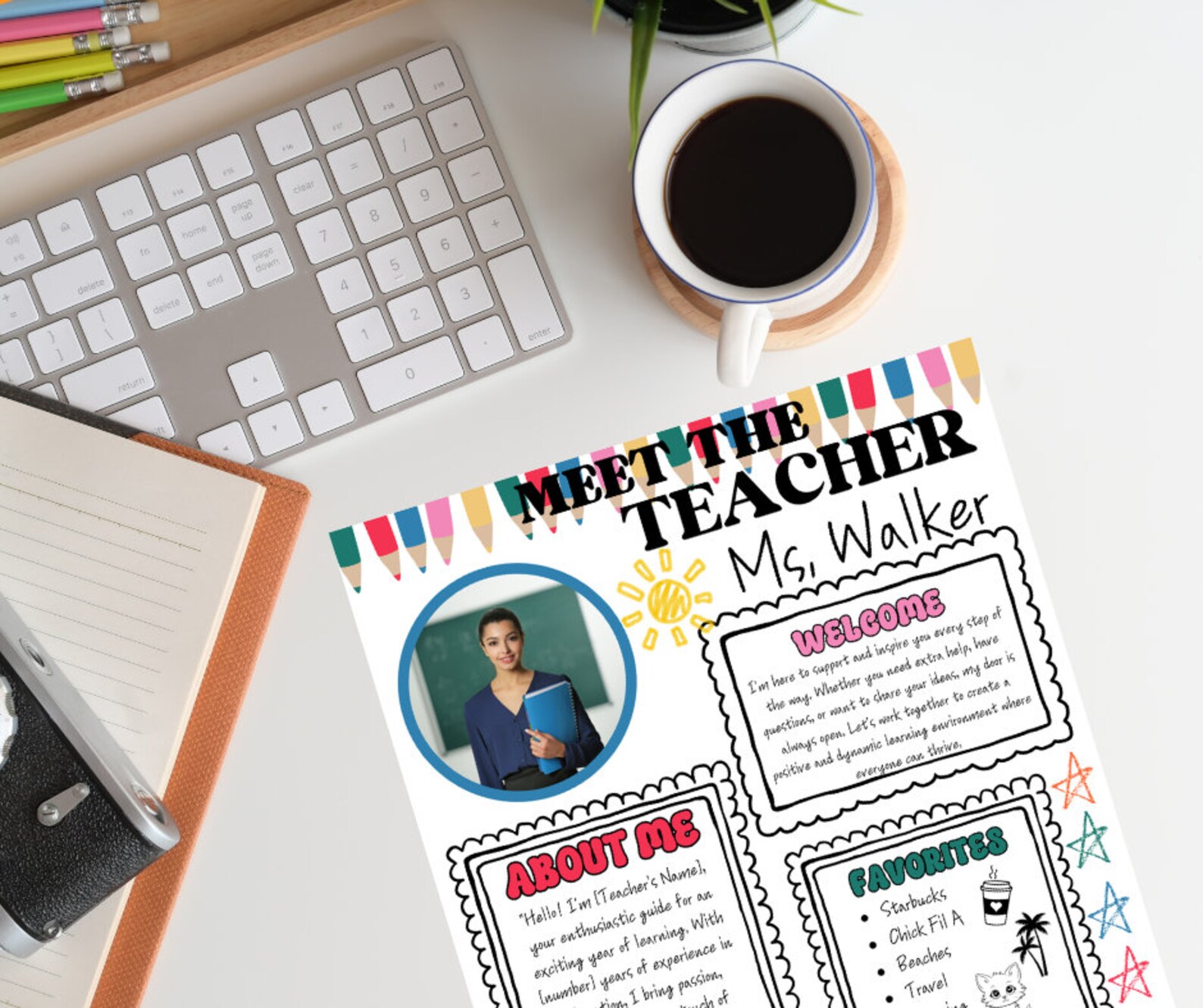 Meet the Teacher Template: Back to School Flyer (canva Editable ...