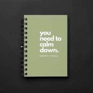 Anxiety Journal Mental Health Mood Tracker Mindfulness Journal for Teen ...