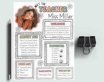 Meet the Teacher | Teacher Template | Back to School | Classroom ...