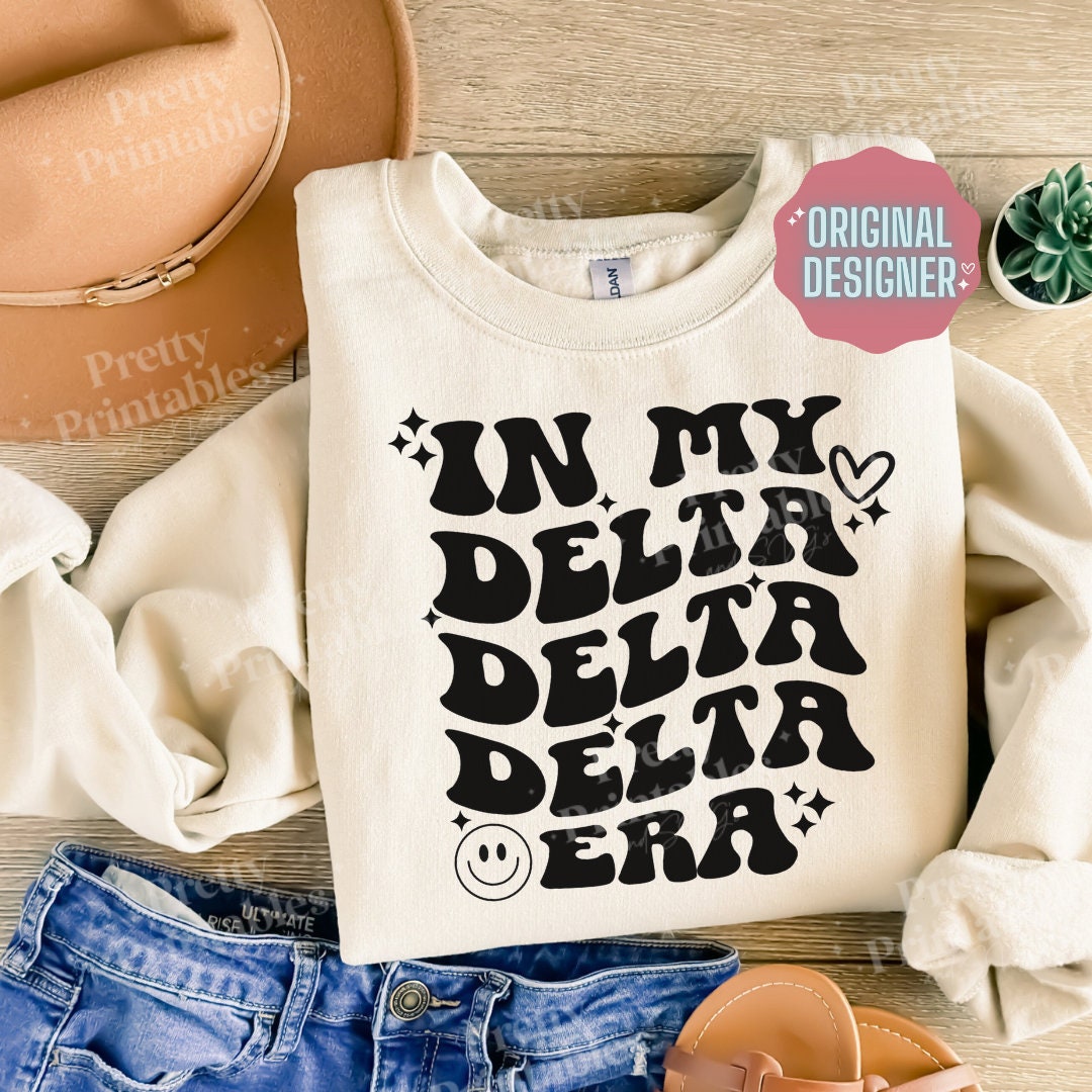 Delta Delta Delta Era Sorority Svg Greek Svg Digital Download for ...