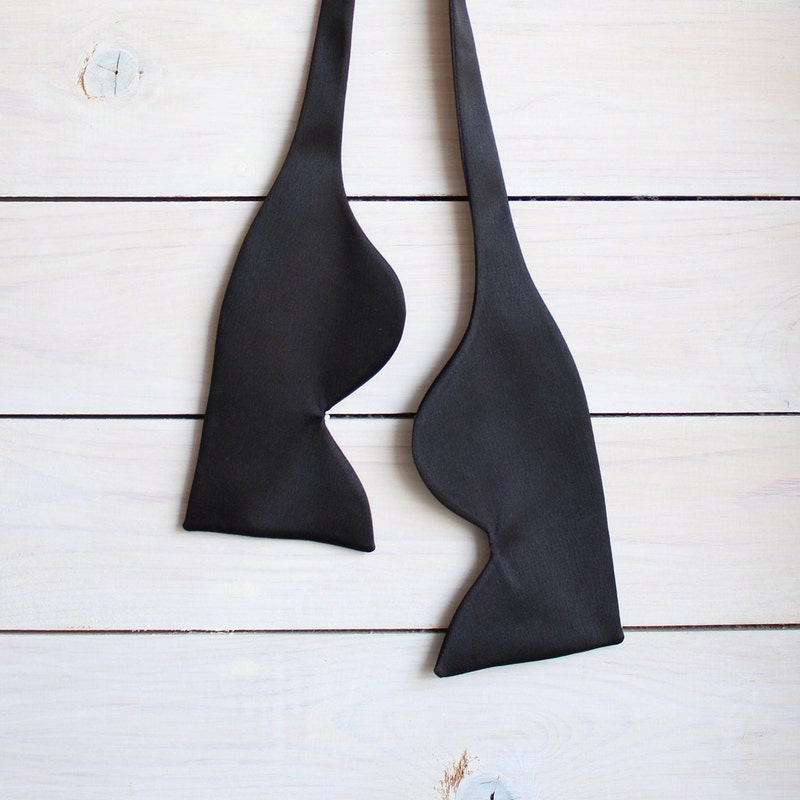 Butterfly Bow Tie Self Silk - Etsy
