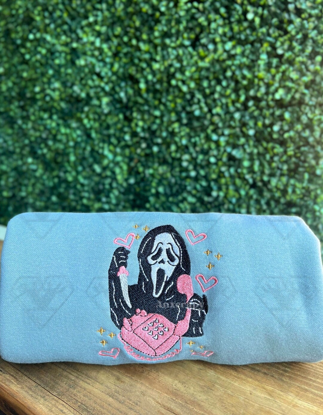 Embroidered Scream Ghostface Sweatshirt Y2K No You Hang up - Etsy