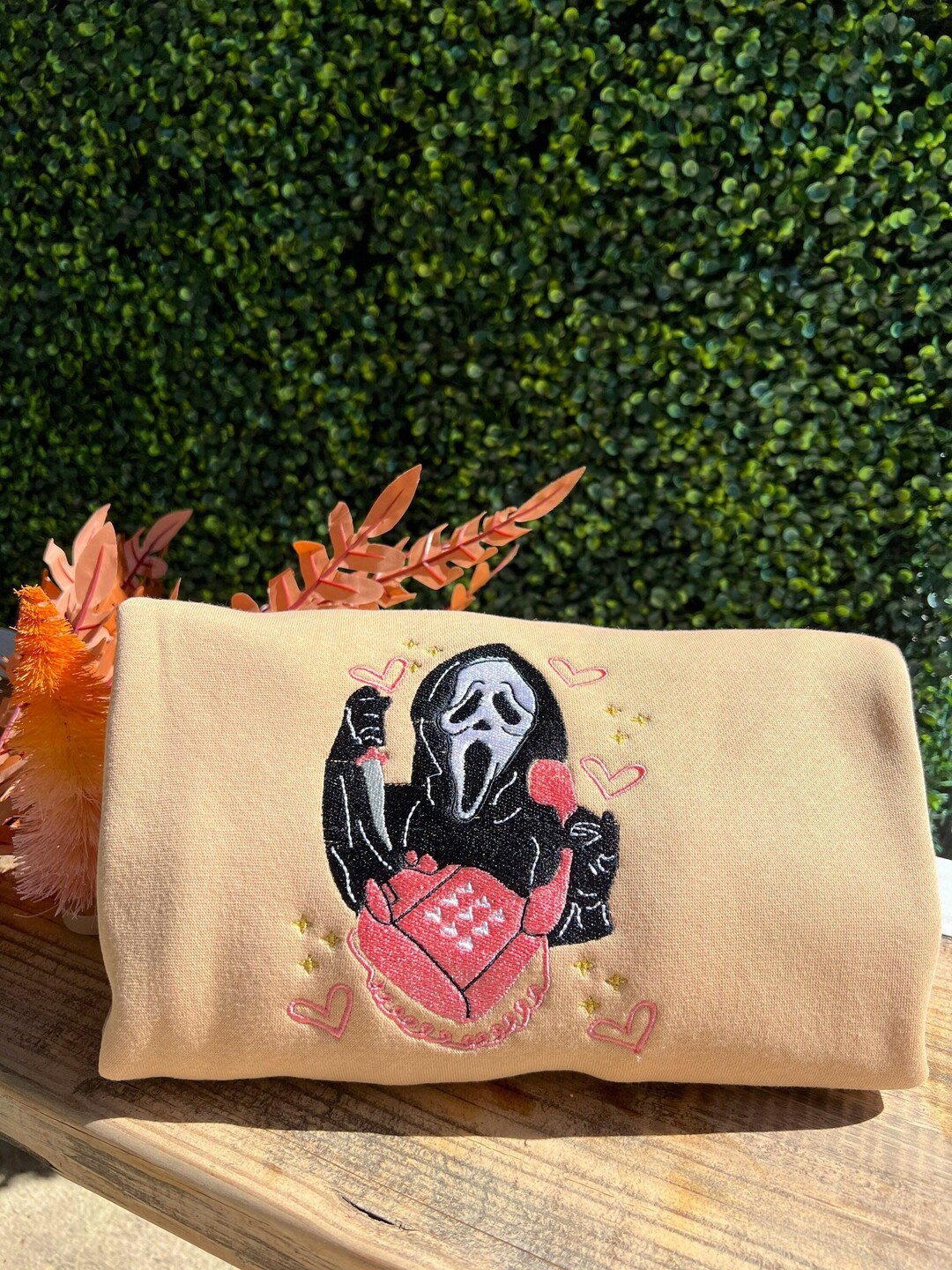 Embroidered Scream Ghostface Sweatshirt Y2K No You Hang up - Etsy